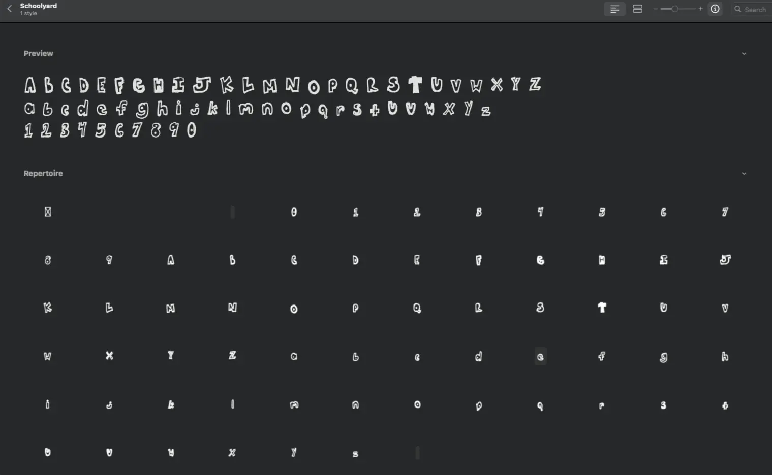 School Yard Font